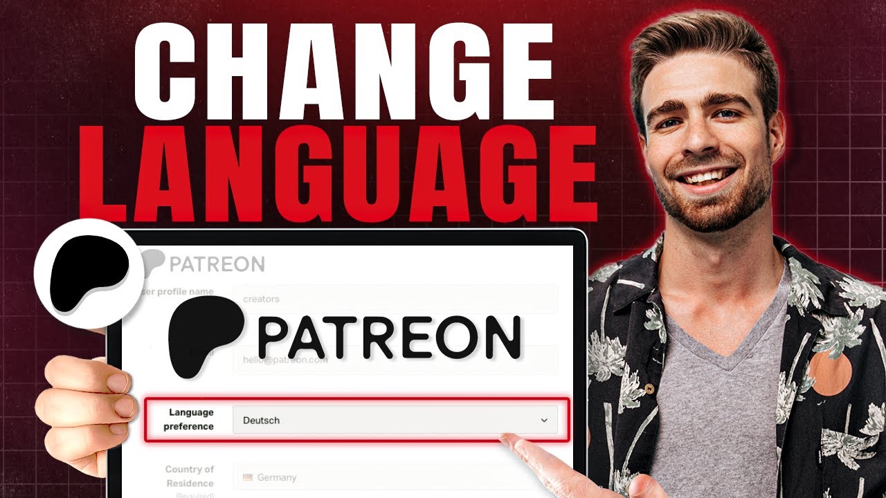 How to Change Language on Patreon (Easy Steps!) - YouTube