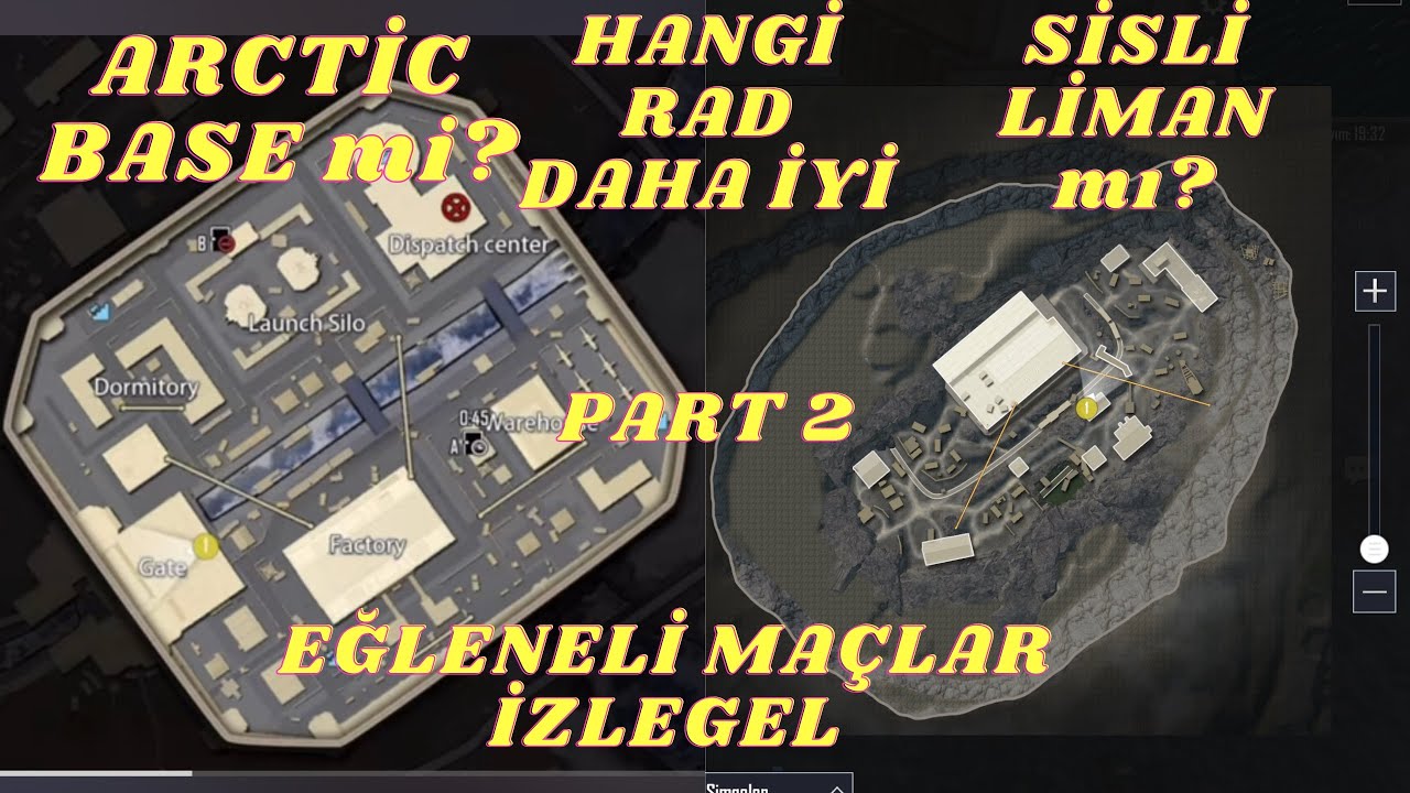 SİSLİ LİMAN mı? ARCTİC BASE mi? / PART 2- PUBGMOBİLE METRO ROYALE ...