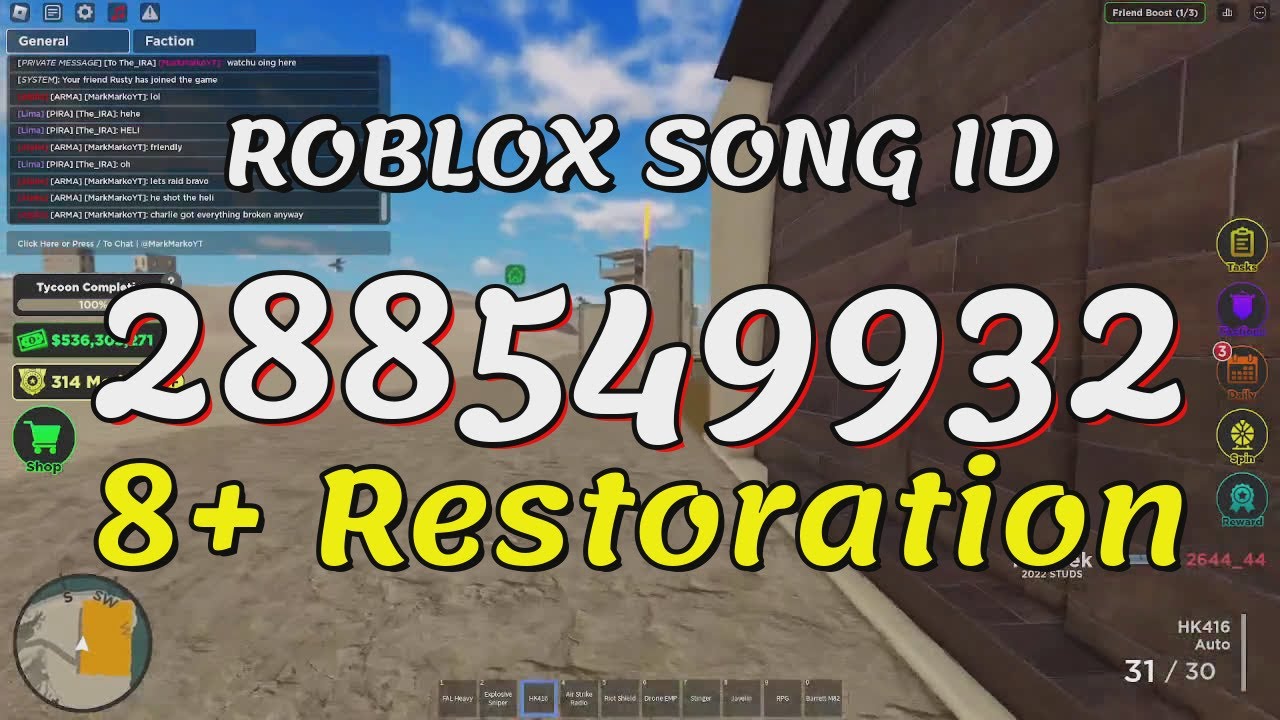 8+ Restoration Roblox Song IDs/Codes - YouTube