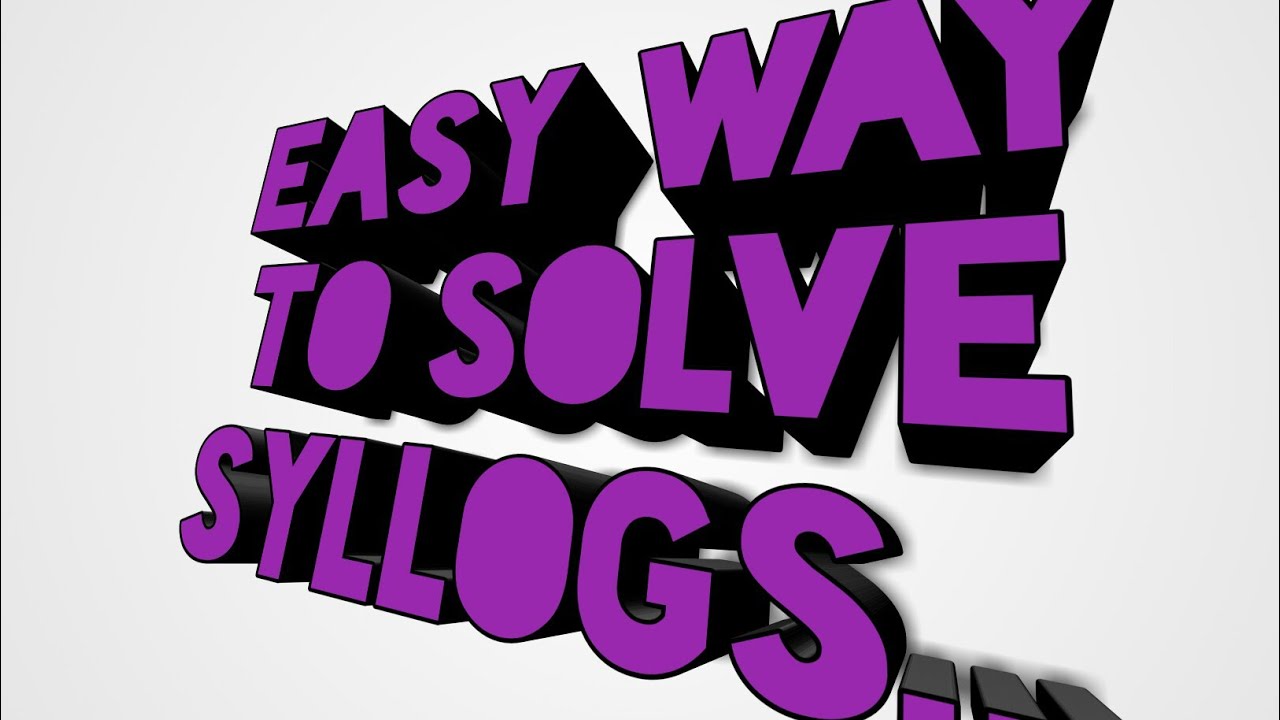 #Learn Syllogs with Me... - YouTube