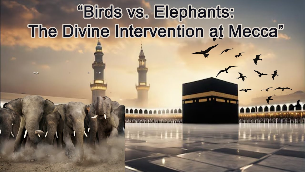 How Allah Defended the Kaaba from an Army of Elephants 🐘 |Surah Fil # ...