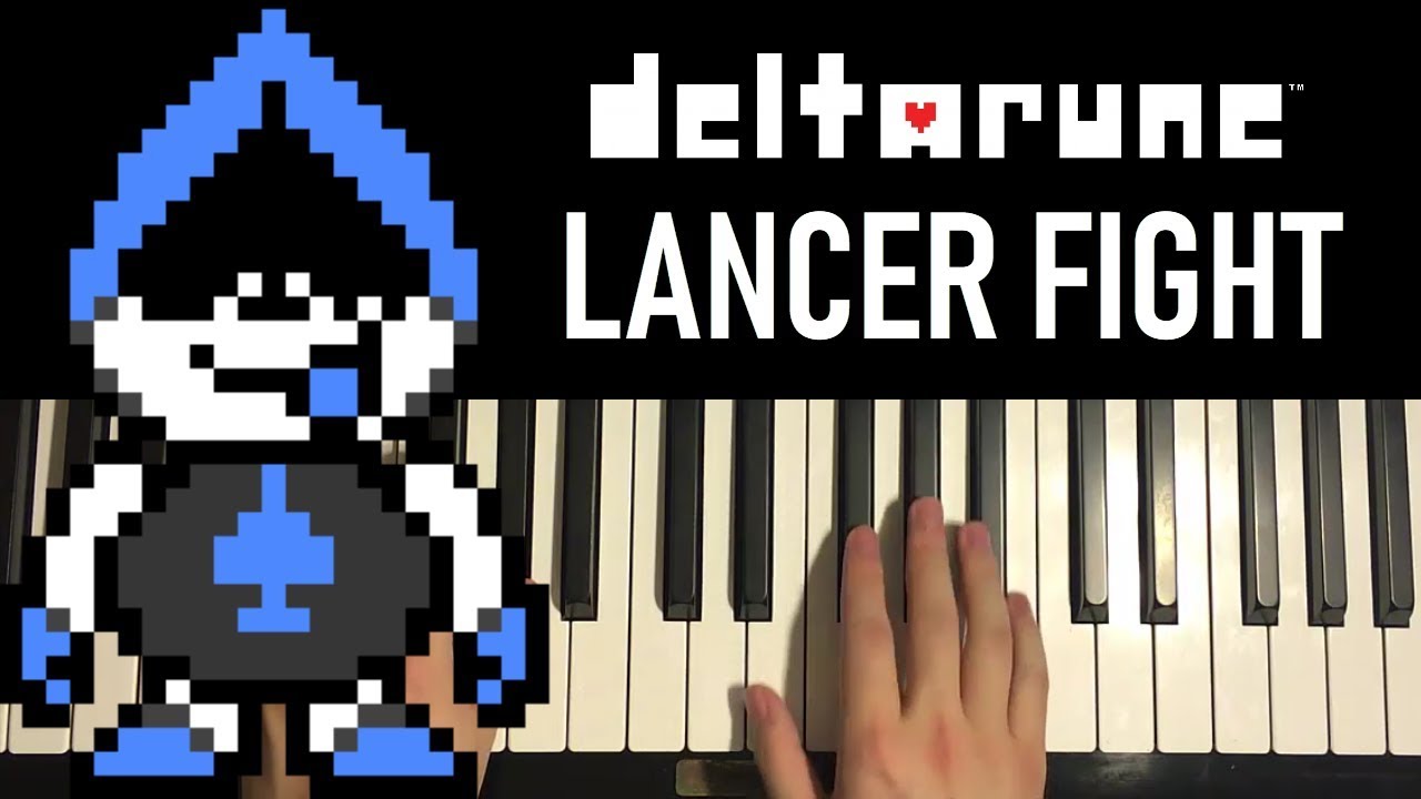 DELTARUNE - Lancer Fight (Piano Tutorial Lesson) - YouTube