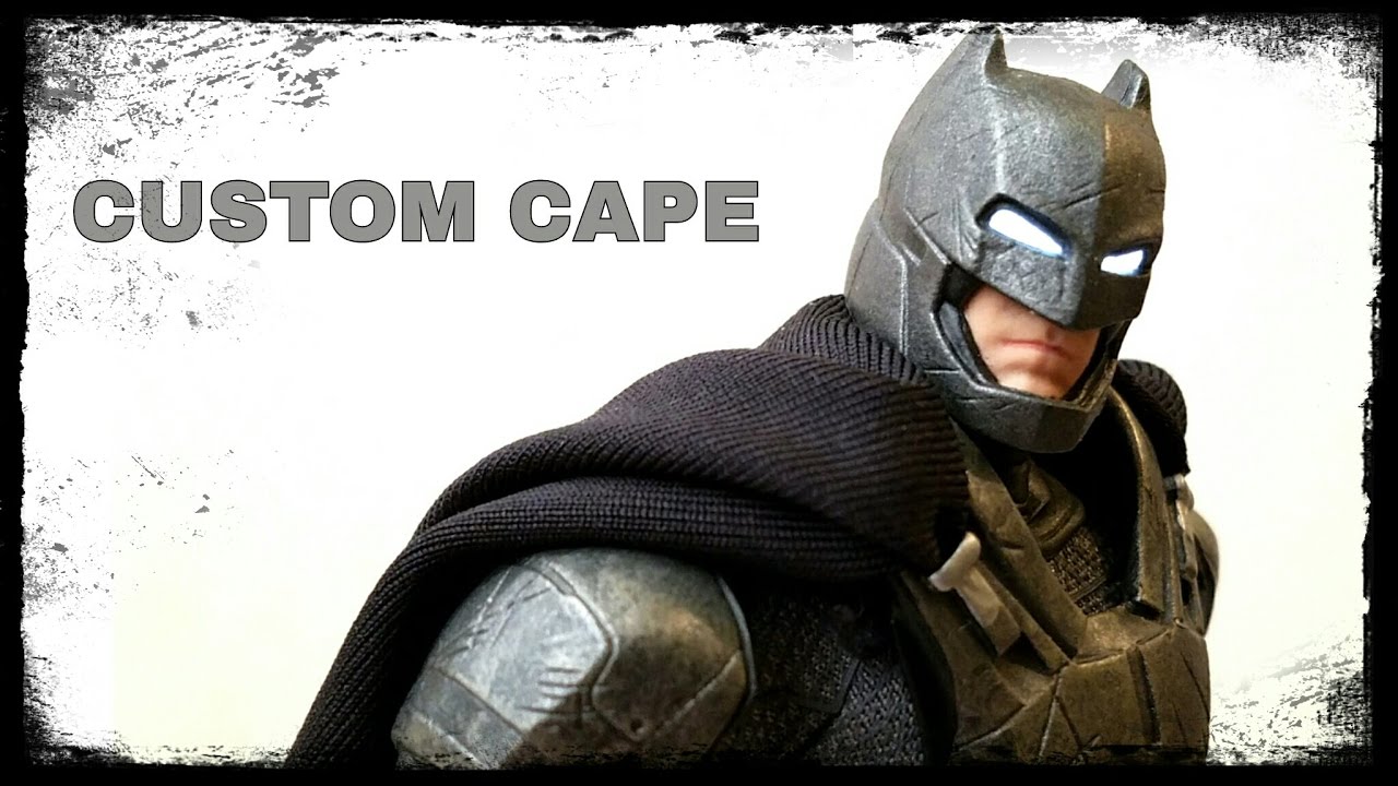 Mezco Batman with Custom Cape - YouTube