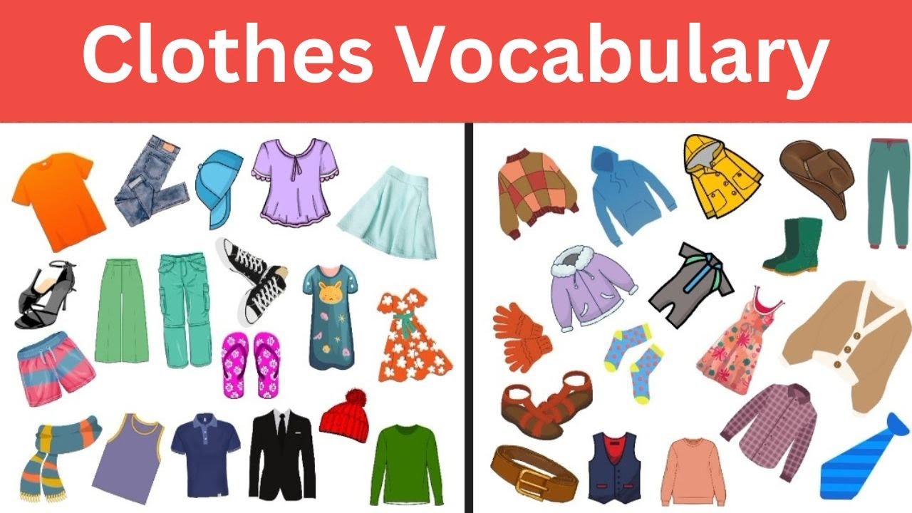 kids vocabulary - clothes - Learn English for Kids | Clothes Name with ...