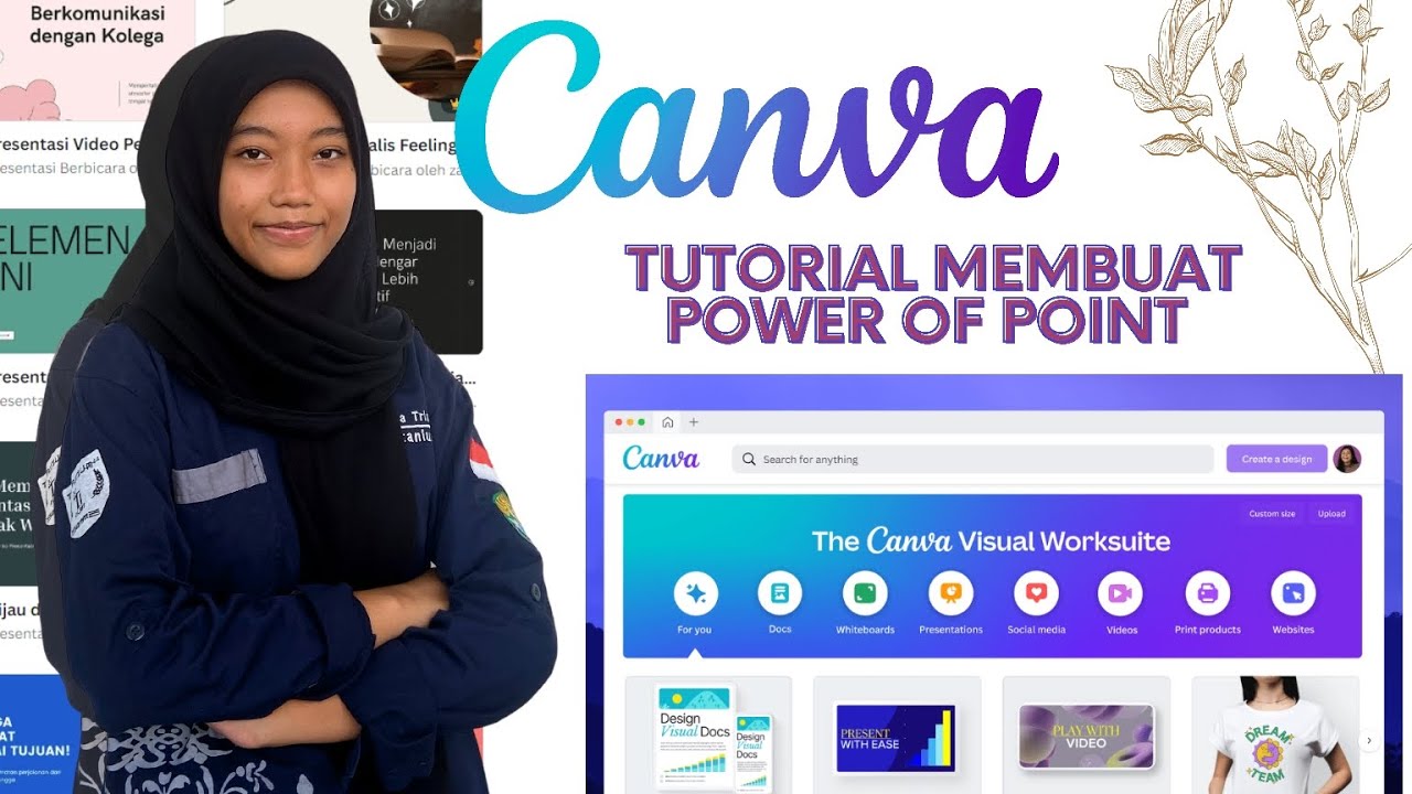 Tutorial Membuat Power of Point Menarik dengan mudah Di Aplikasi Canva ...