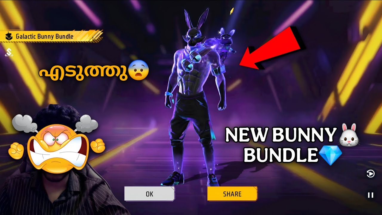 Galactic Bunny Bundle എടുത്തു😍 Free Fire New Event | Free Fire India ...