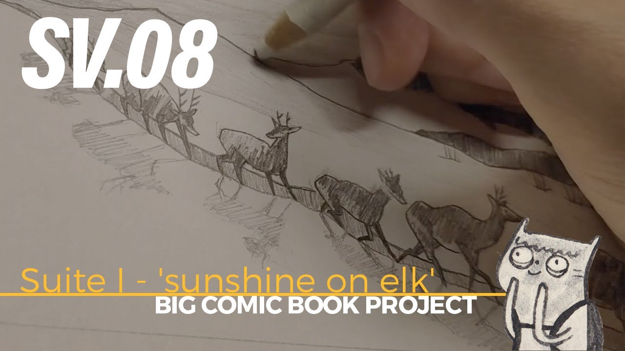 Big Comic Book Project | sketch blog #8 (book illustration - coloured ...