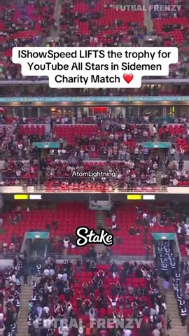 Ishowspeed LIFTS the trophy for YouTube All Stars in Sidemen Charity ...