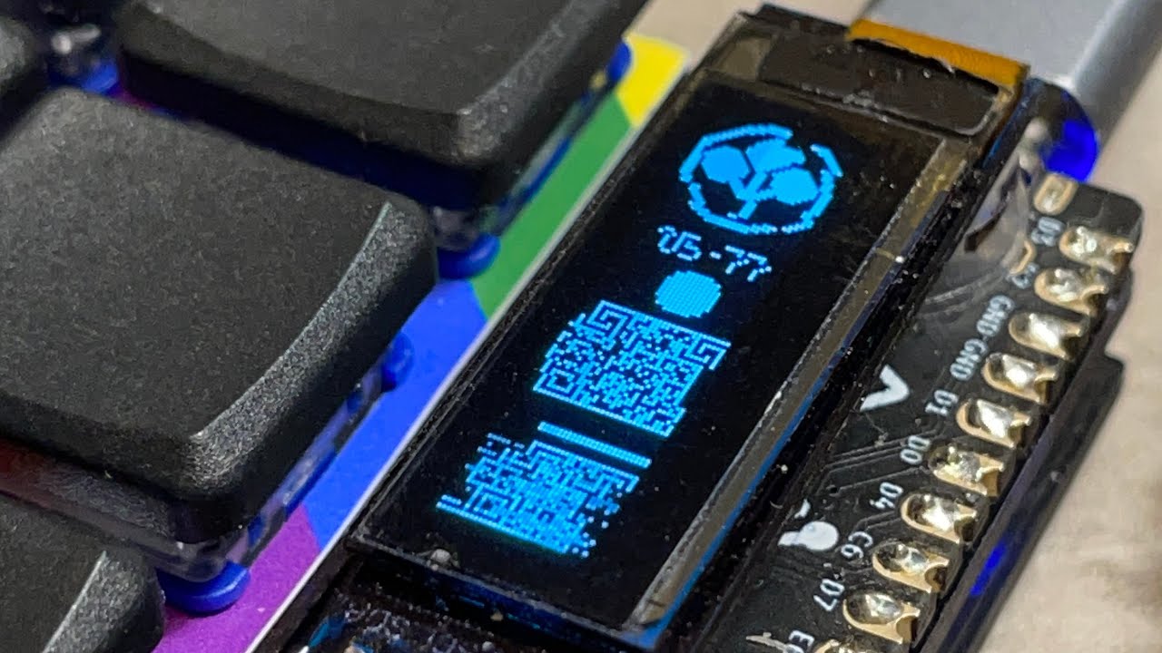 Cyberpunk Arasaka glitch animation on OLED screen - YouTube