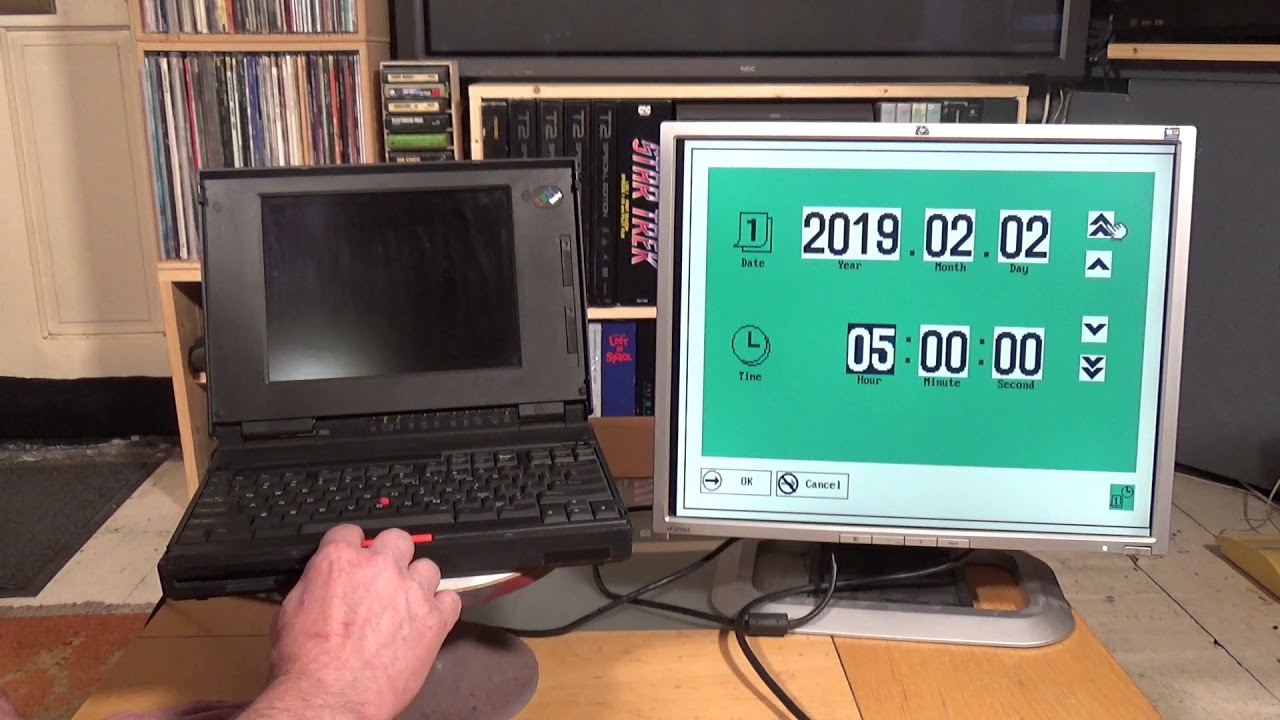 Retro Tech - IBM Thinkpad 755Cs - YouTube