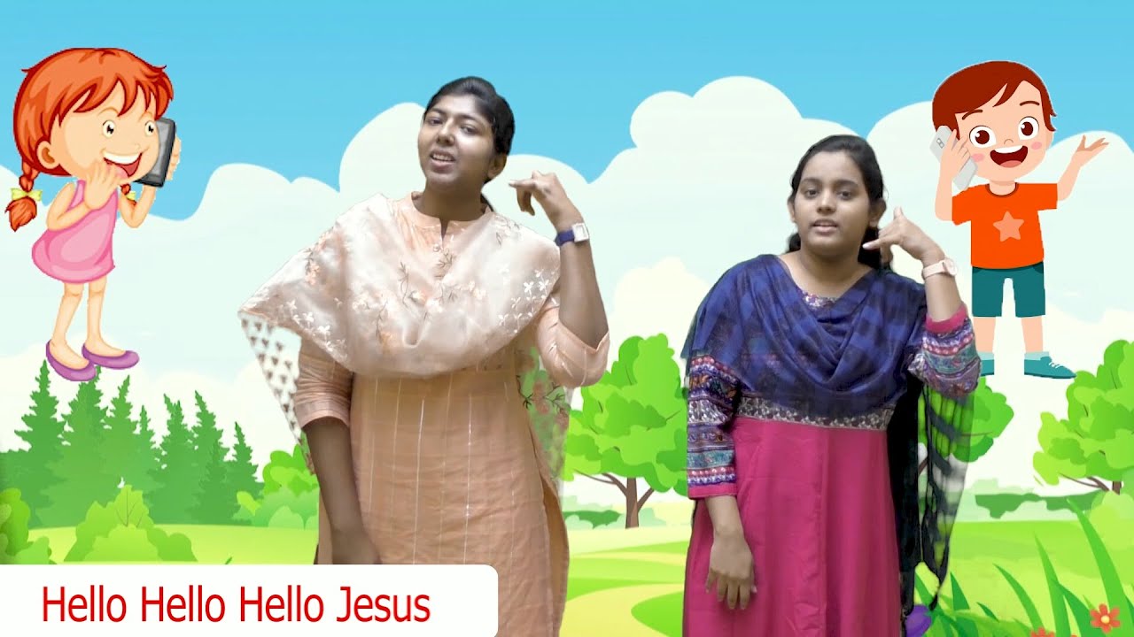 Hello Hello Jesus | Hindi Christian sunday school Action Song ...