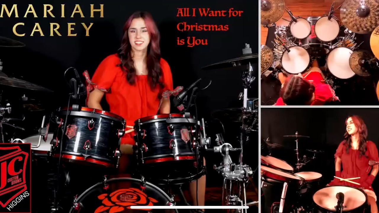 All I Want for Christmas- Mariah Carey - Drum Cover - YouTube Music