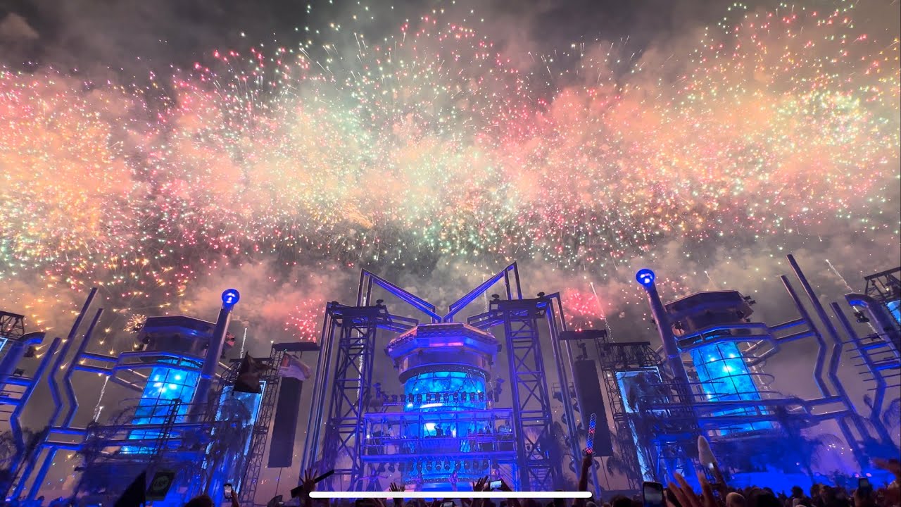 Dimension (w/ Main Fireworks Ceremony) - EDC Las Vegas 2023 Bass Pod ...