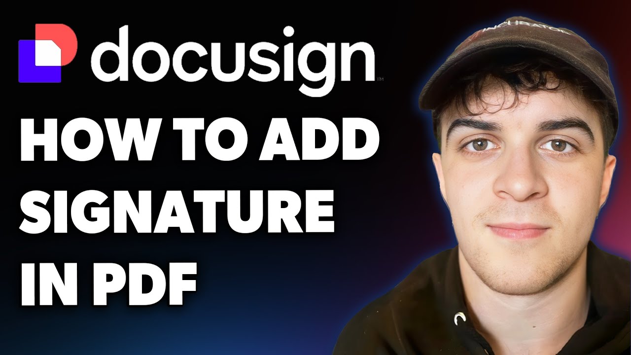 How to Docusign a Pdf Add Signature in Pdf ! (Full 2025 Guide) - YouTube