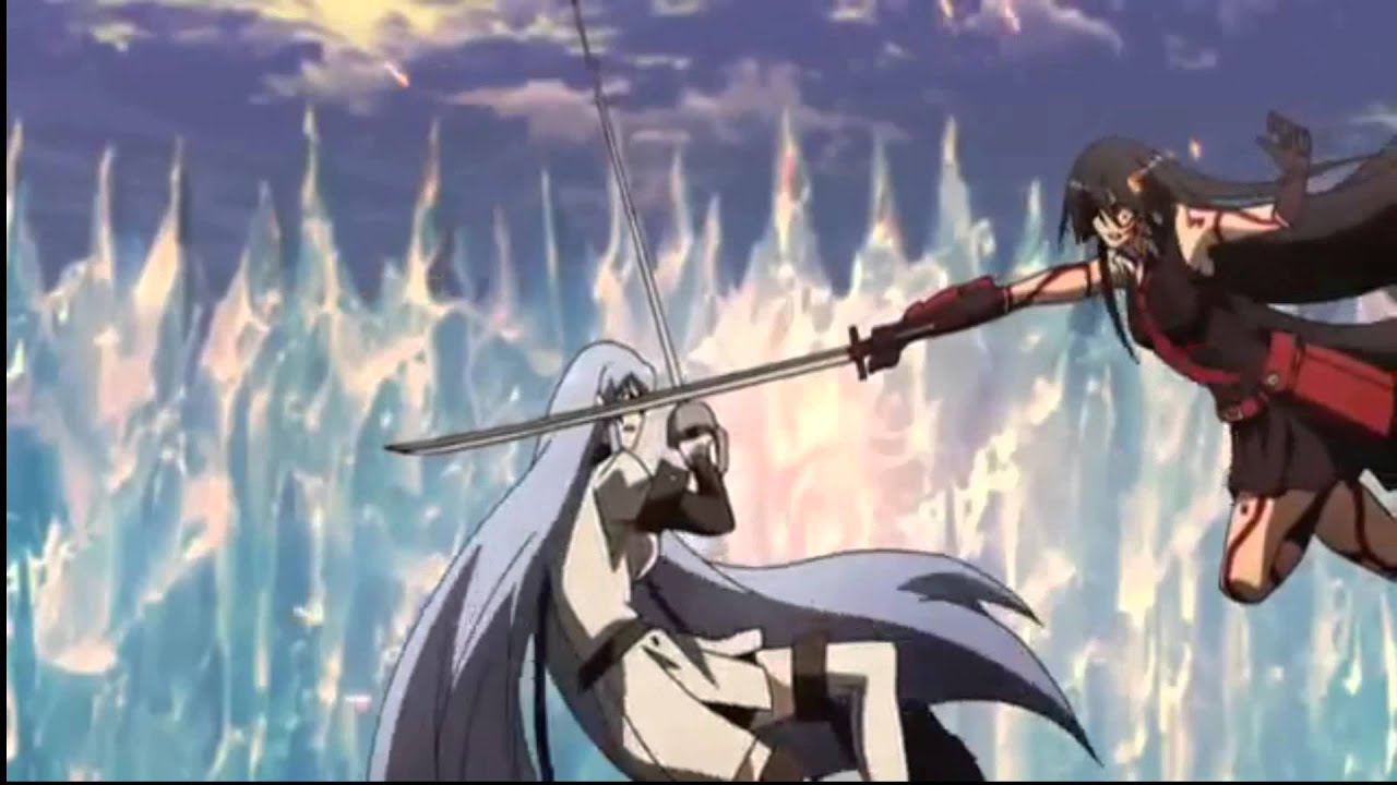 Akame ga kill amv: Esdeath(esides) vs akame) - YouTube