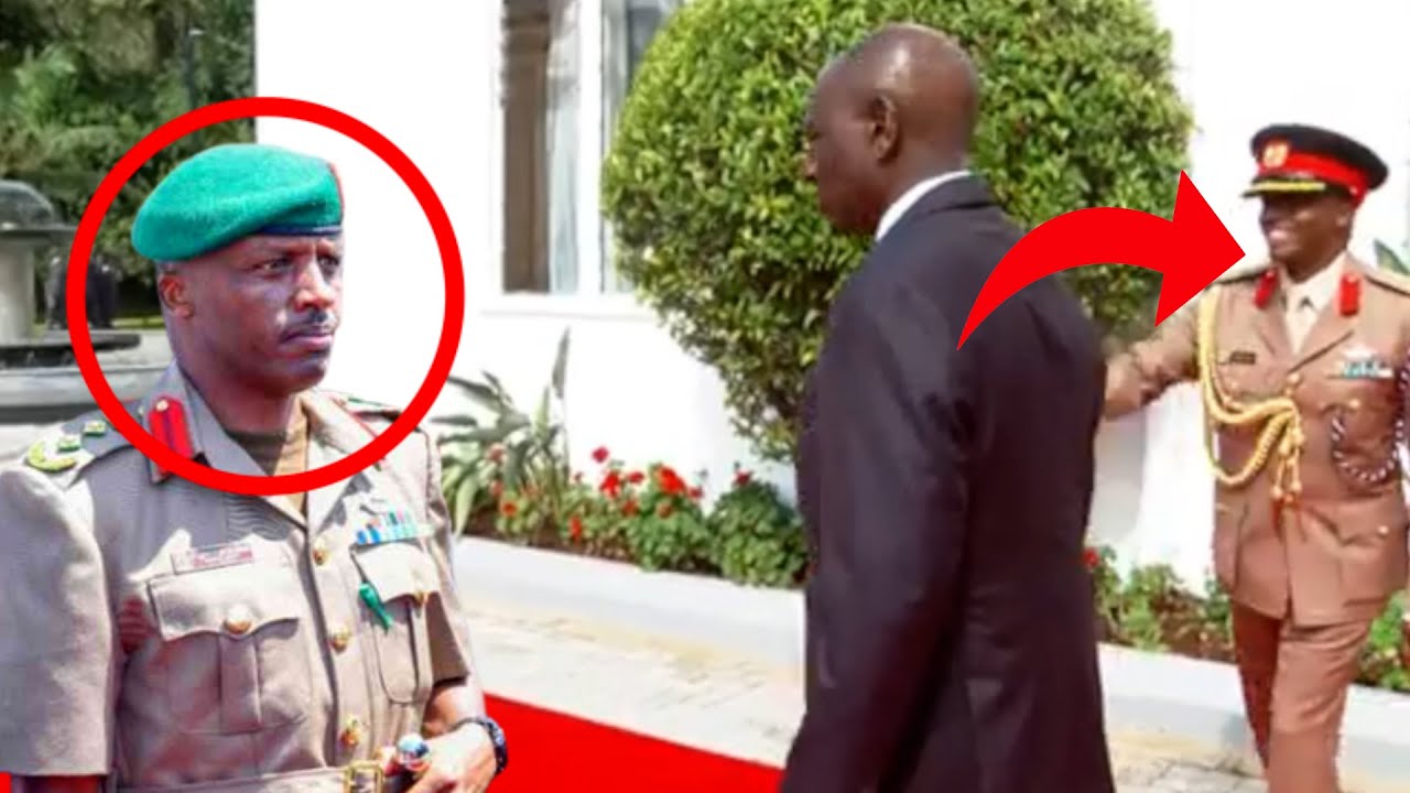 Shocked Ruto after his new bodyguard smiled at State House for the ...