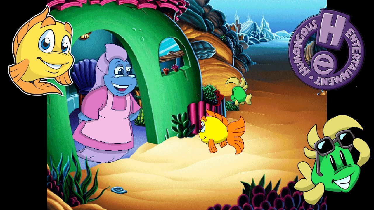 Playing Old PC games Freddi Fish 5 The Case of the Creature of Coral ...
