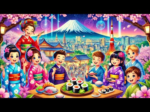 🎌✨ Japonya’nın Harikalarını Keşfedelim! 🏯🐉 - Şarkılarla Öğreniyorum