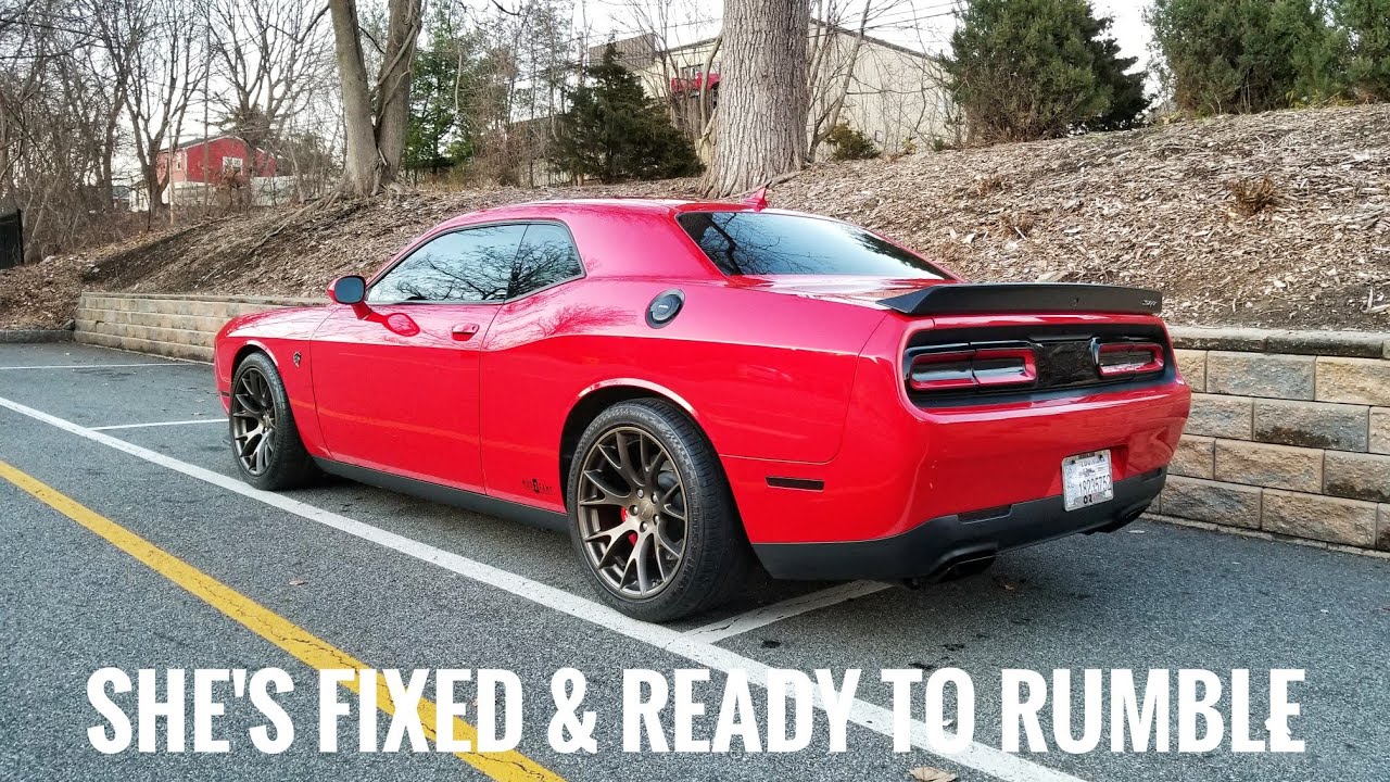My Broken Hellcat Challenger is Fixed : Sort of - YouTube
