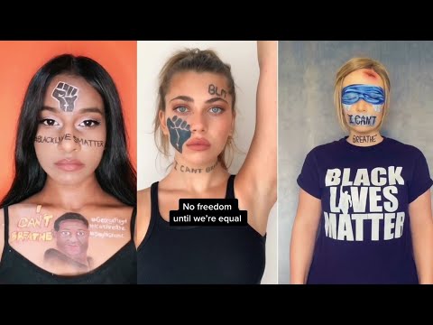 George Floyd Black Lives Matter Makeup Artiste - YouTube