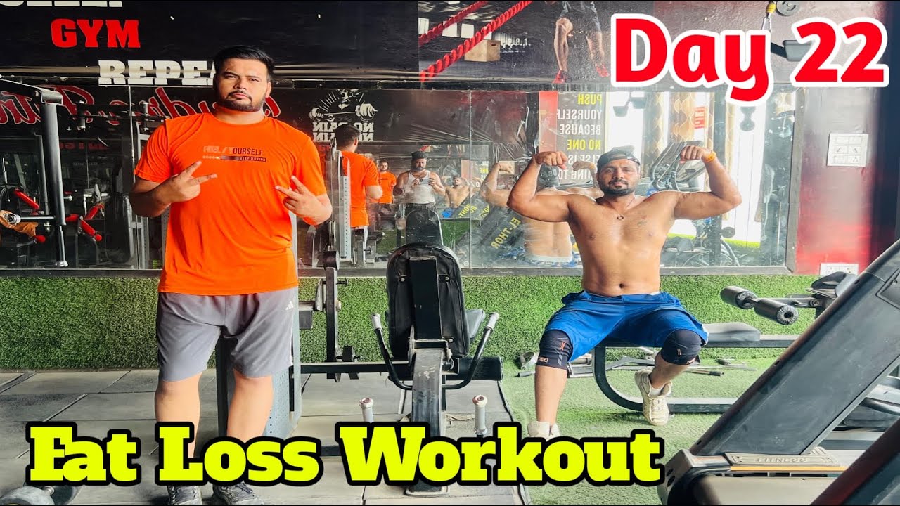 Vlog day 22 Fat loss workout 🏋️ - YouTube