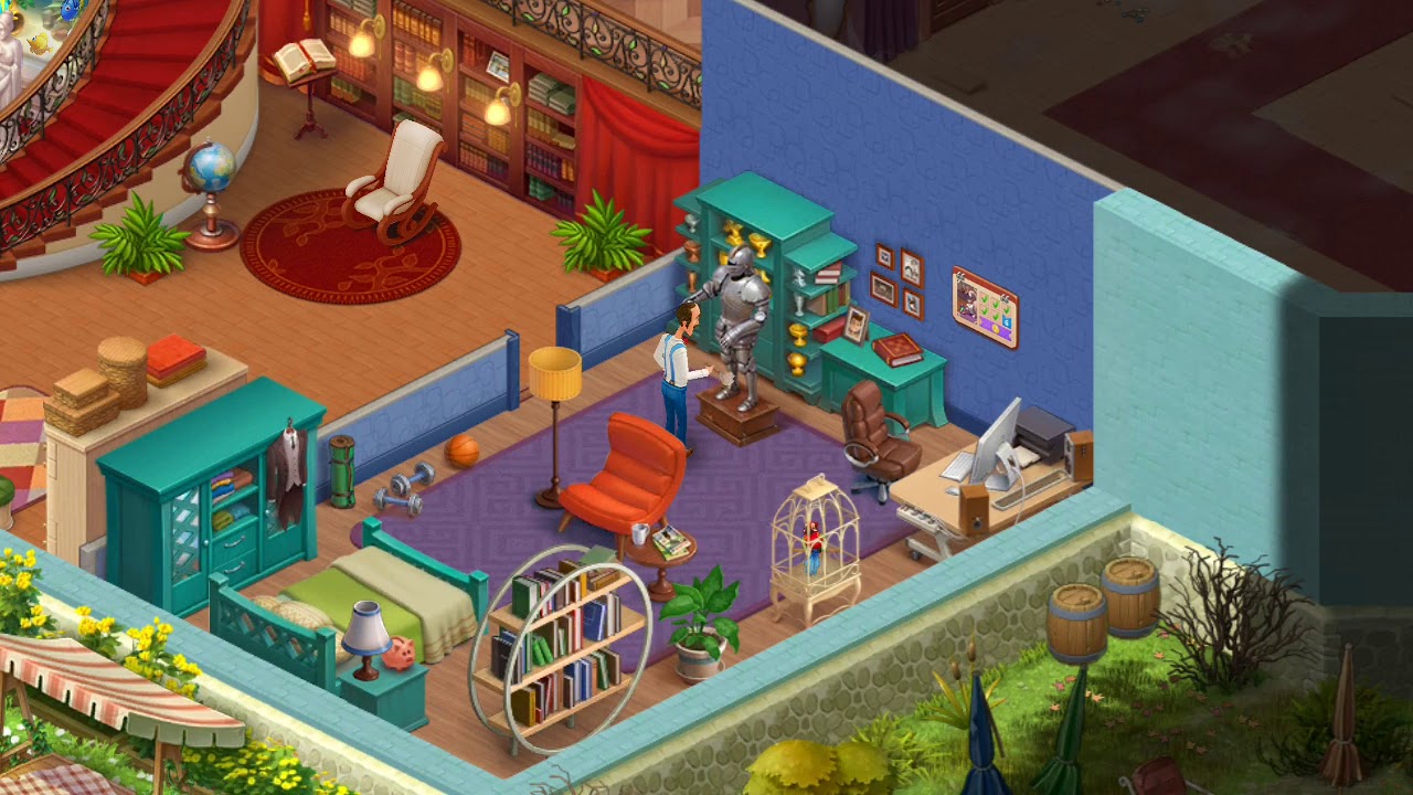 HOMESCAPES - Living Room Day 3 - YouTube