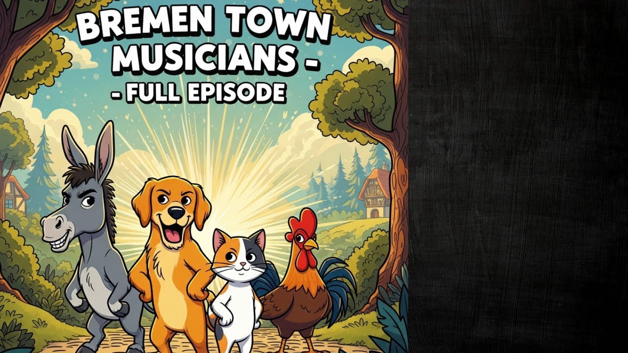 The Bremen Town Musicians 🐴🎶 | Classic Cartoon Adventure | Full Episode ...