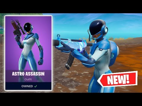 Fortnite Astro Assassin Skin - GAMEPLAY with some of my closest fans ...