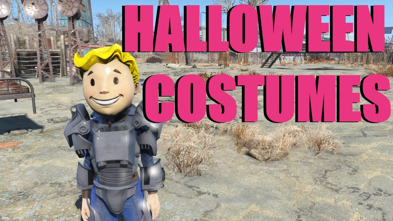 Fallout 4 Mod Review - Halloween Costumes by Mr Mobius - YouTube