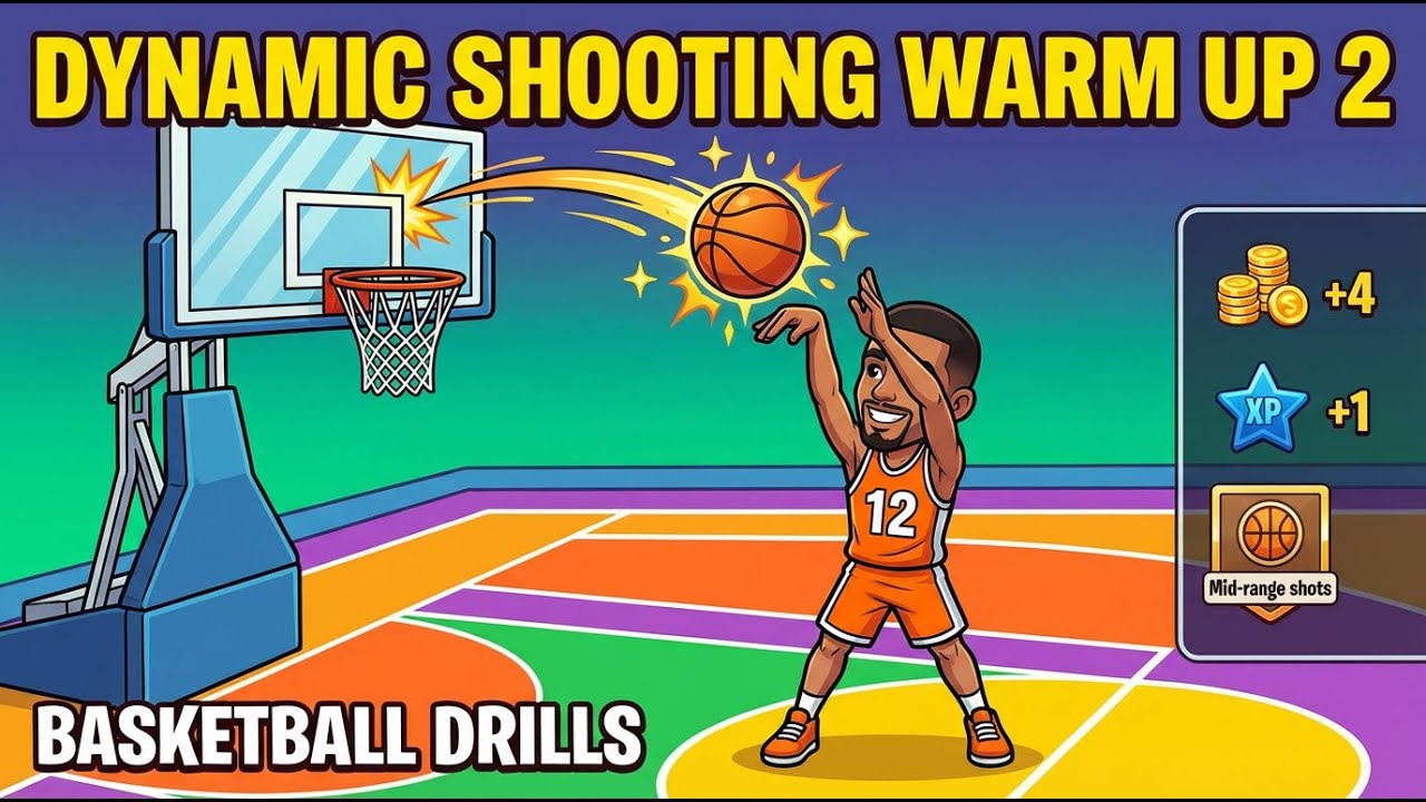 Basketball Drill 🏀 Dynamic Shooting Warm-Up 2 - Shooting Drills ...