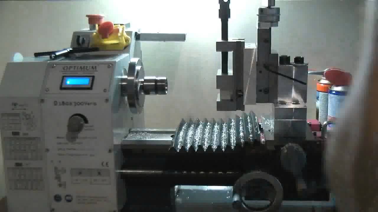 Optimum Torna Tezgahı TU 2004V D 180x300 VARIO - YouTube