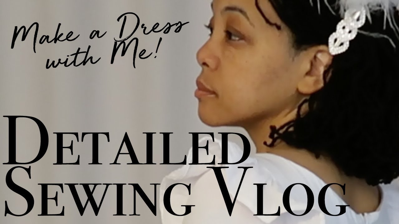 Making a Fancy White Dress from Hobby Lobby Fabric | You Won't Believe ...