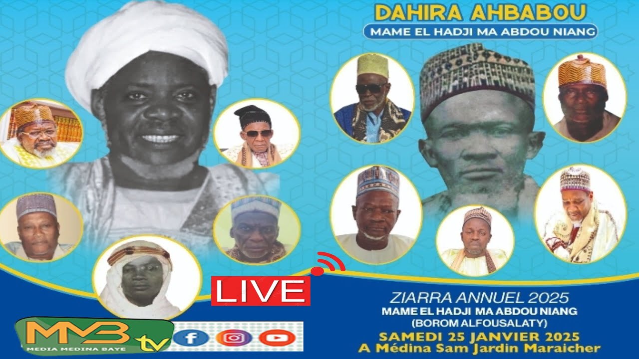 en direct medina sam jardin maraicher ziara annuell mame abdou niang ...