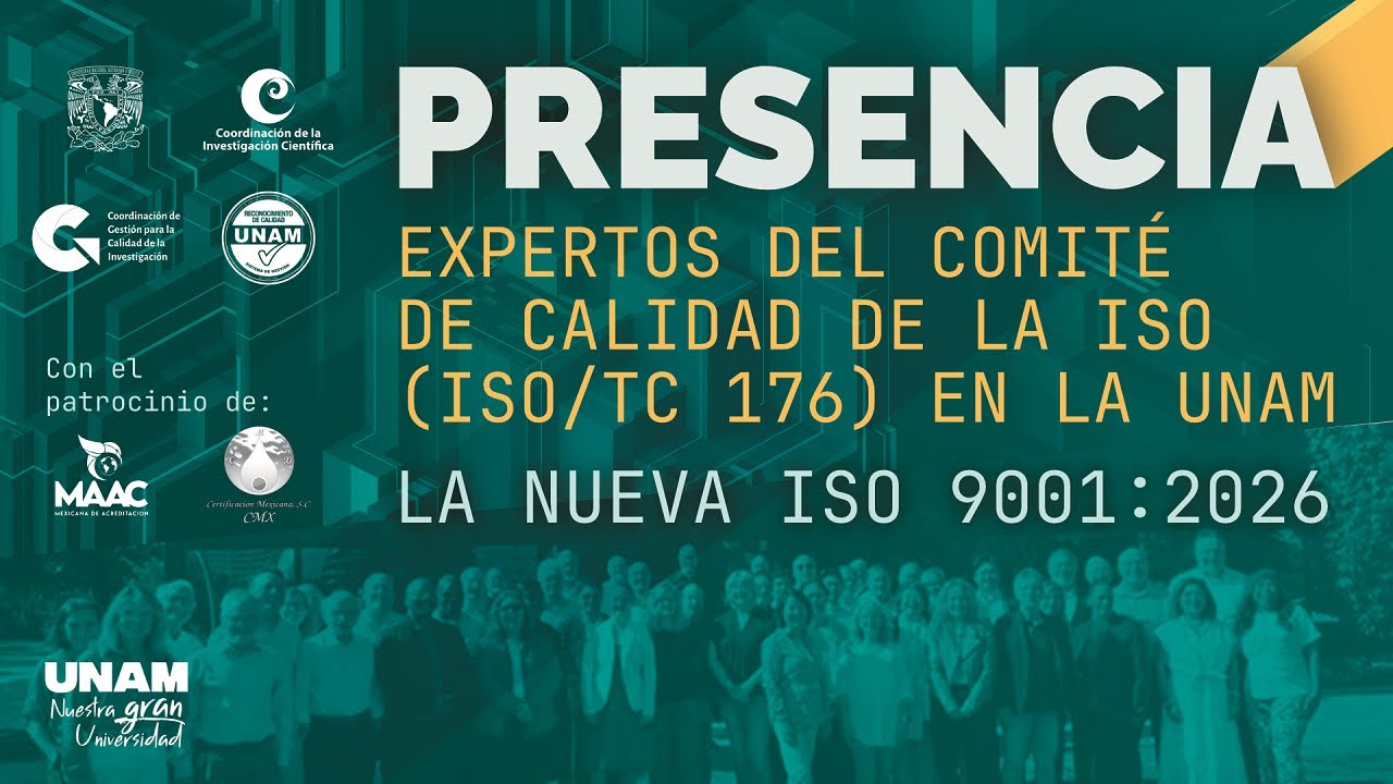 Expertos del comité de calidad de la ISO(ISO/TC 176) en la UNAM ...