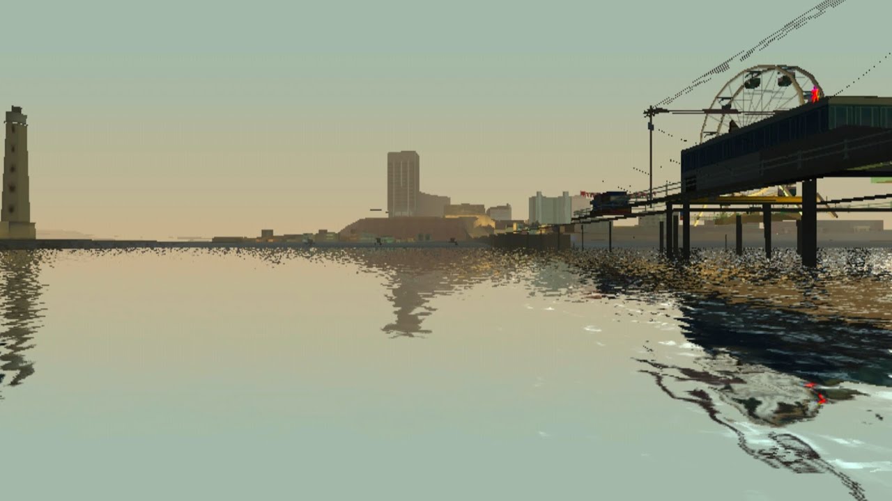 GTA SA Android Water Reflection With OpenGL - YouTube