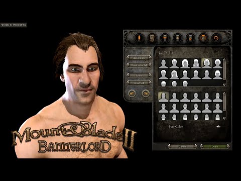 Mount and Blade: Bannerlord - Character Creation PC Gamer Weekender (1080p HD)