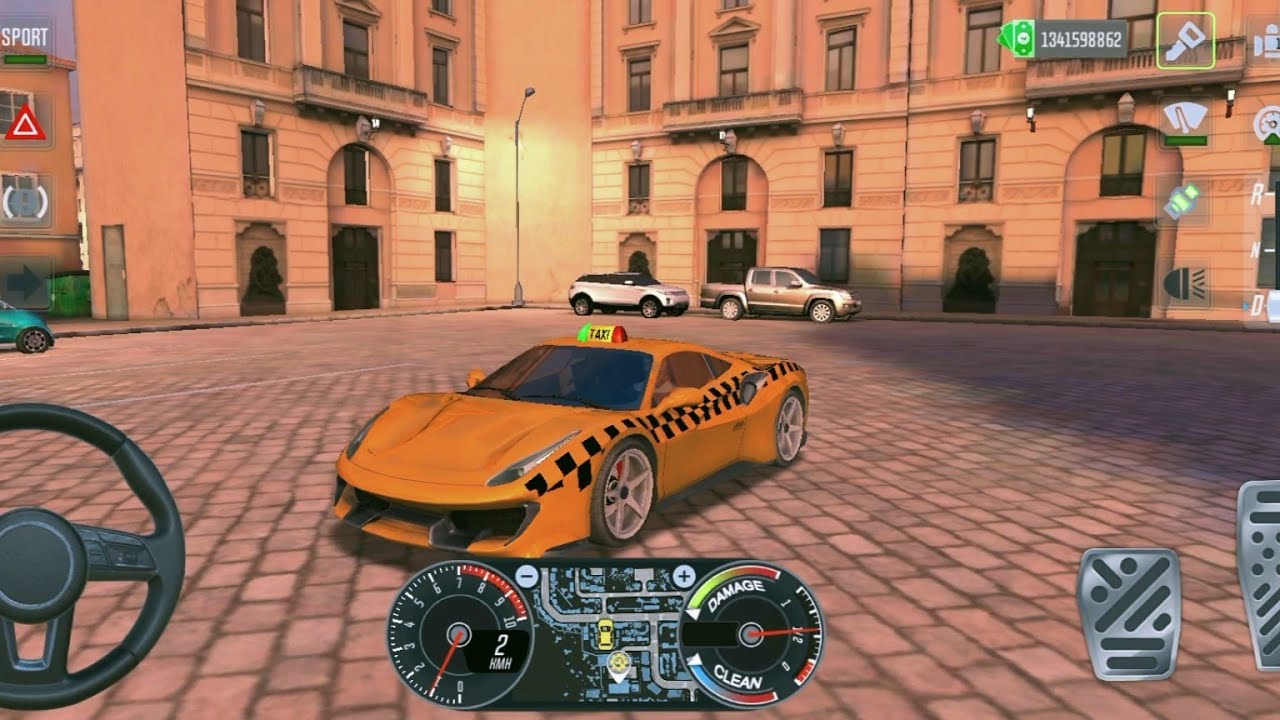 Super Sport Taxi Sim 2023 High Graphics Gameplay Video Android - YouTube