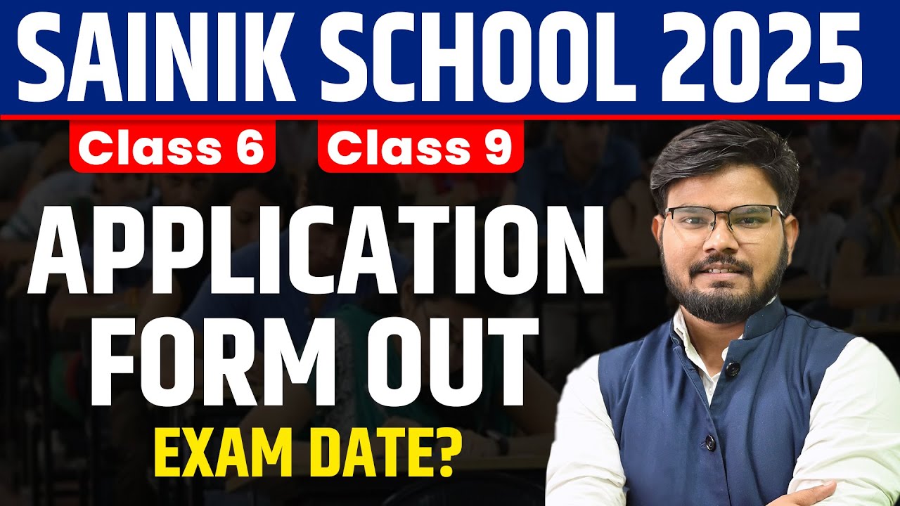 Sainik School 2025 Application Form Out️‍🔥| Exam Date ? | How to Fill ...