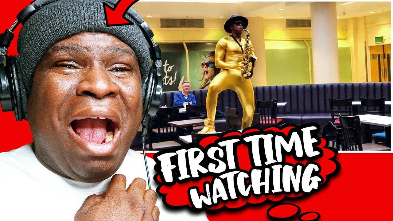 AMERICAN REACTS To KSI - Black Epic Sax Guy - REACTION - YouTube