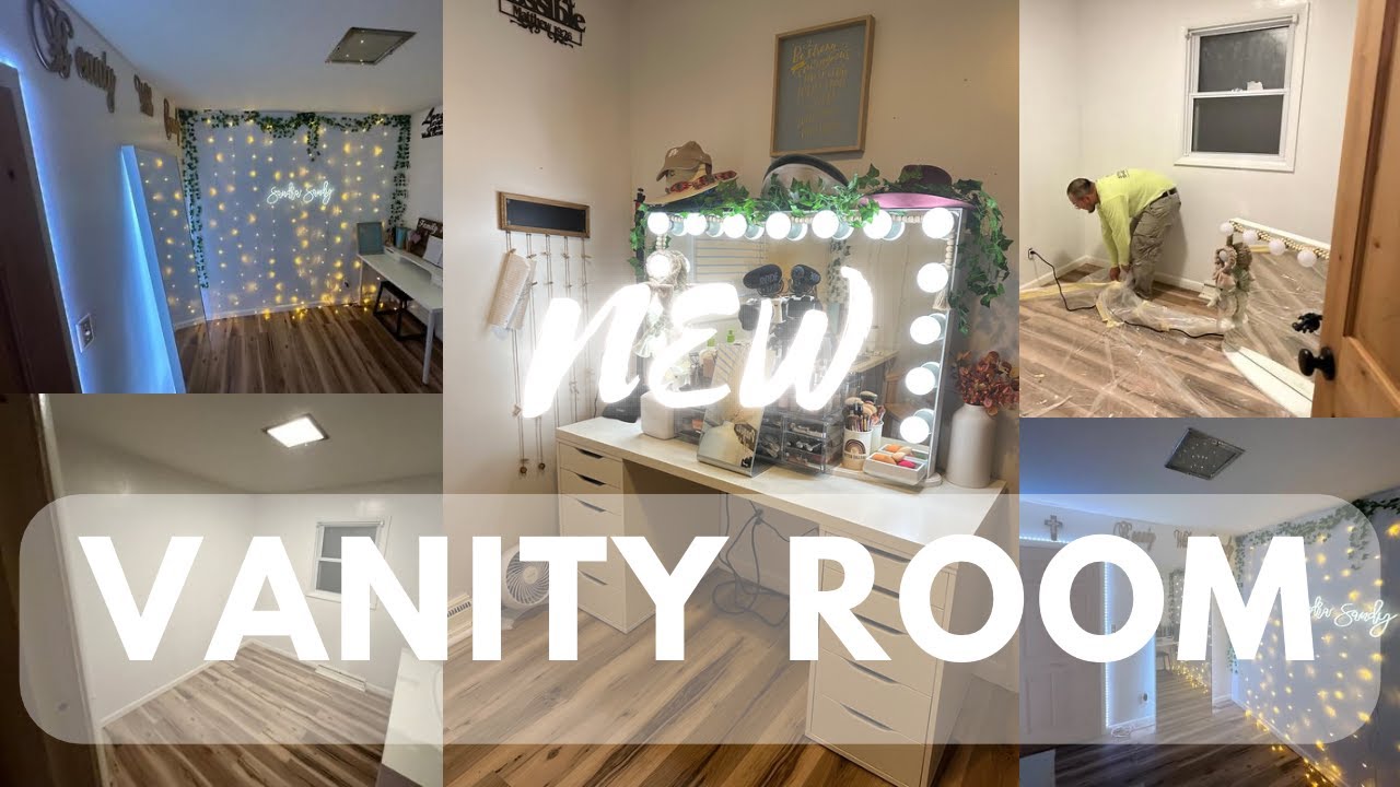 NEW Aesthetic Vanity/Prayer/Workout Room-Finally Painted it White-New ...