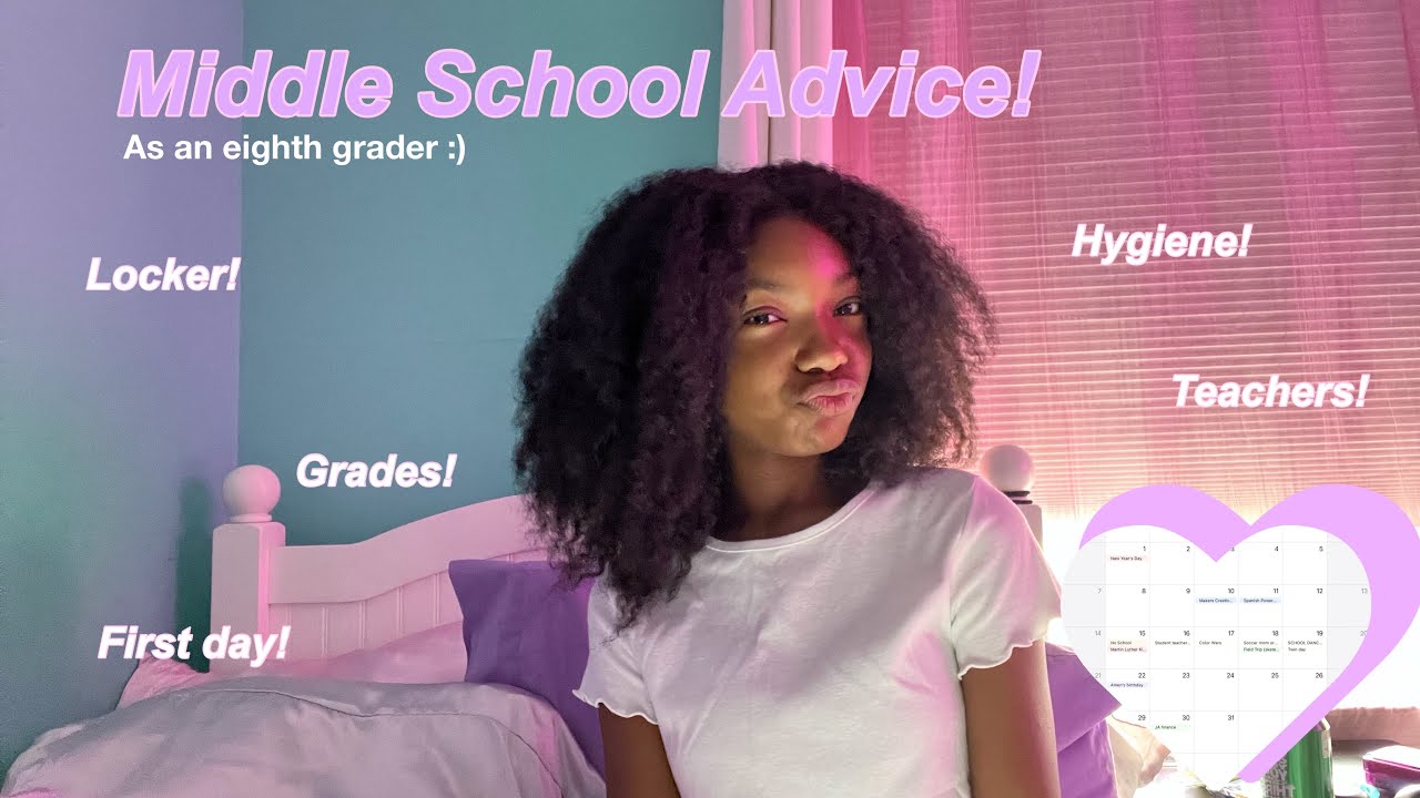 MIDDLE SCHOOL Advice! | grades, teachers, friends, etc . - YouTube