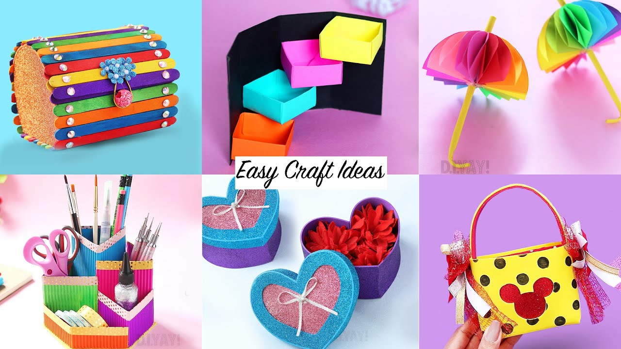 6 EASY CRAFT IDEAS | Craft Ideas | DIY Crafts - YouTube