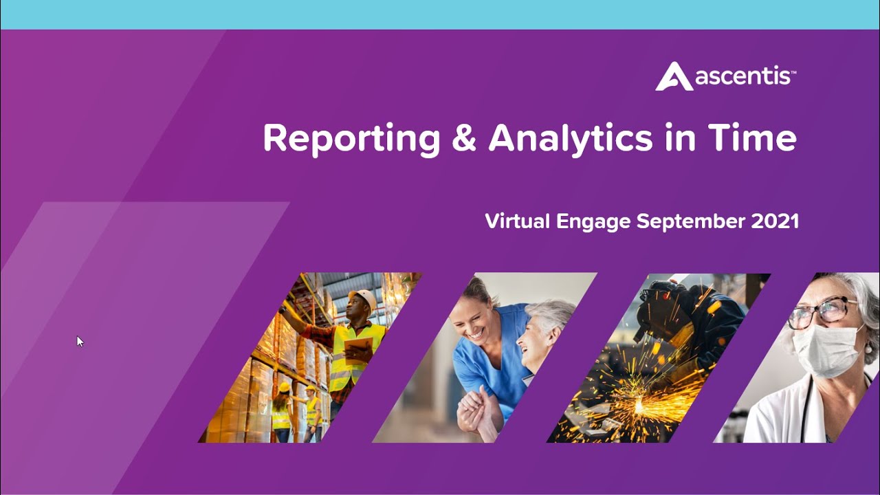 Virtual Engage - Reporting & Analytics in Time (Sept 2021) - YouTube