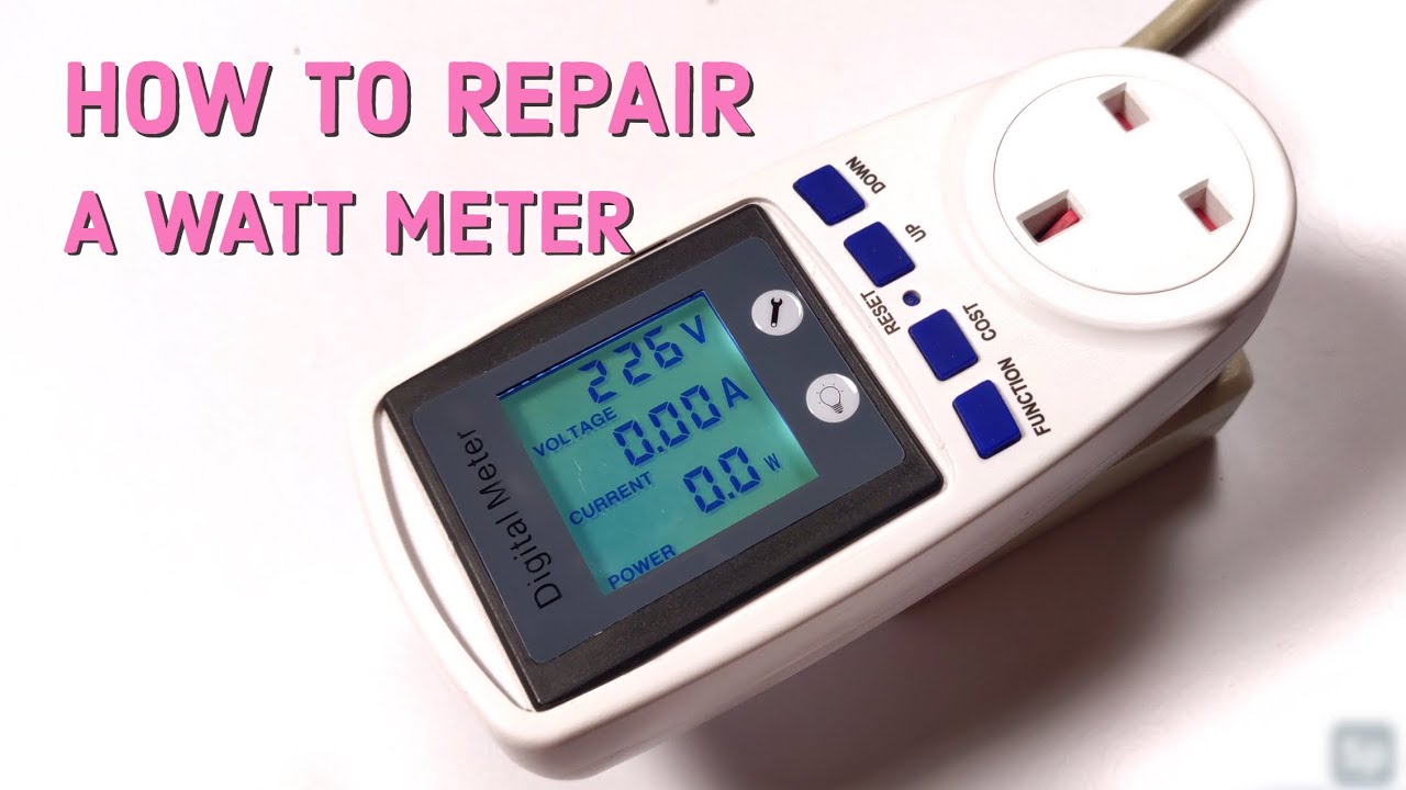 How to repair a Watt Meter | PEACEFAIR PZEM-001 - YouTube