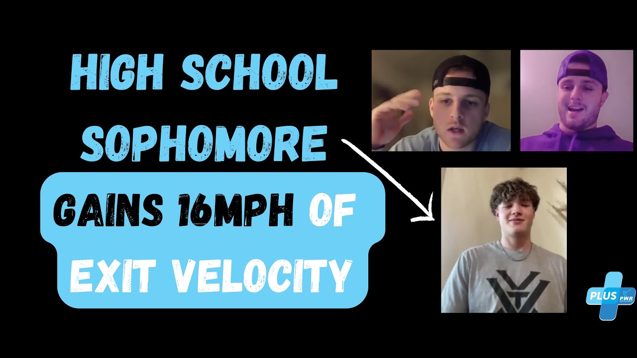 HIGH SCHOOL PLAYER GAINS 16MPH OF EXIT VELOCITY (HOW HE DID IT) - YouTube