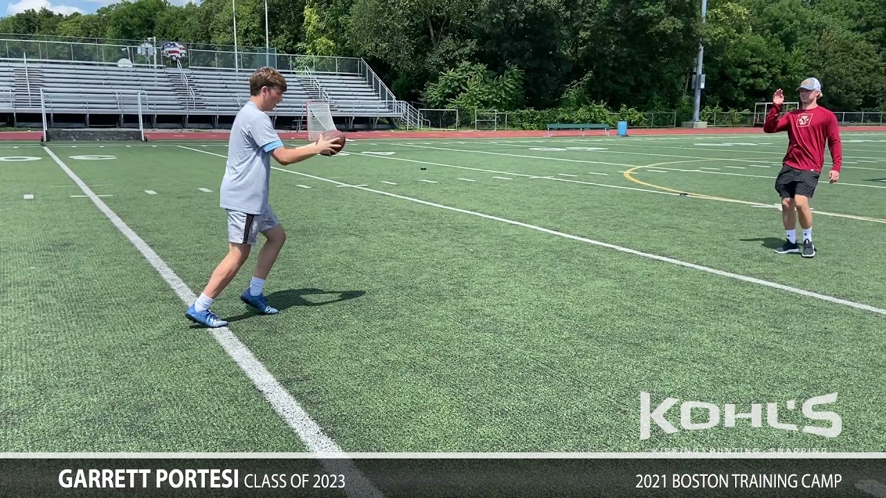 Garrett Portesi 2021 Boston Training Camp - YouTube