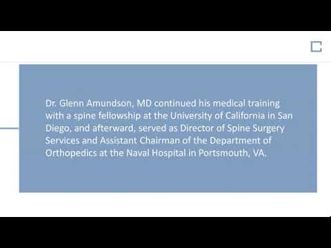 Dr. Glenn Amundson, MD - Provides Consultation in Spine Procedures ...