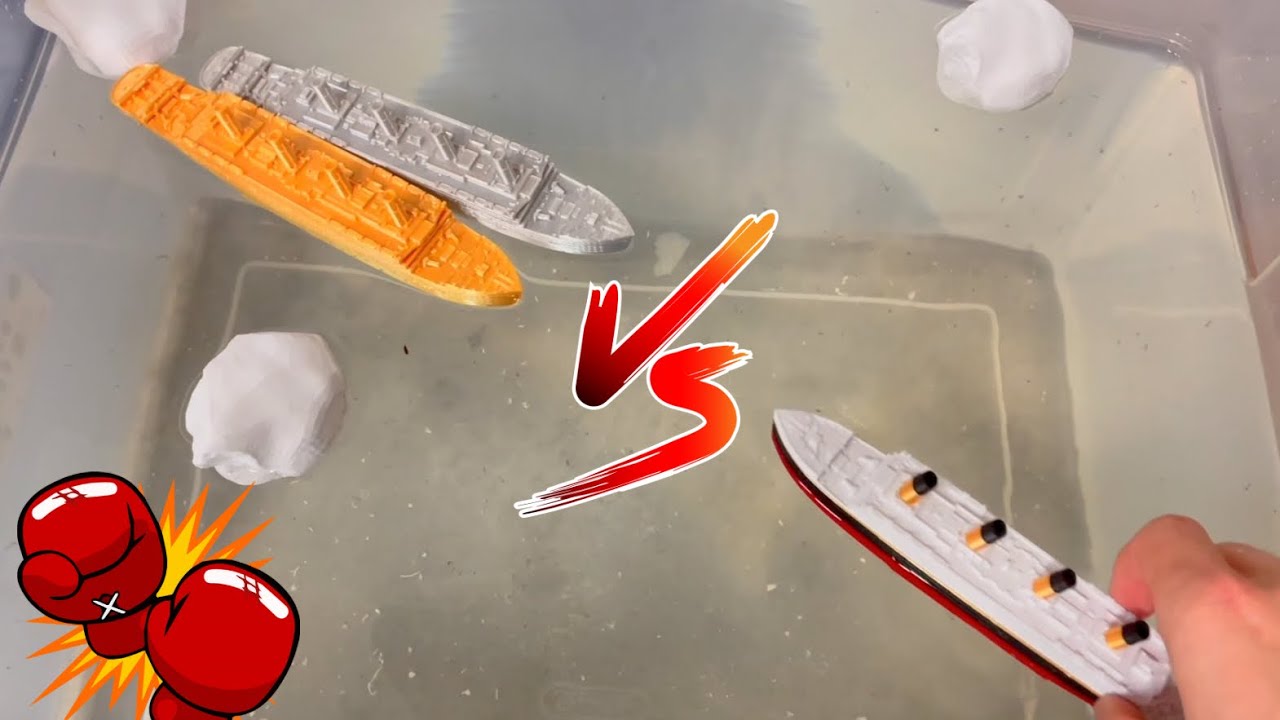 Titanic VS Goldtanic & Silvertanic Battle Of Sinking Ships - YouTube