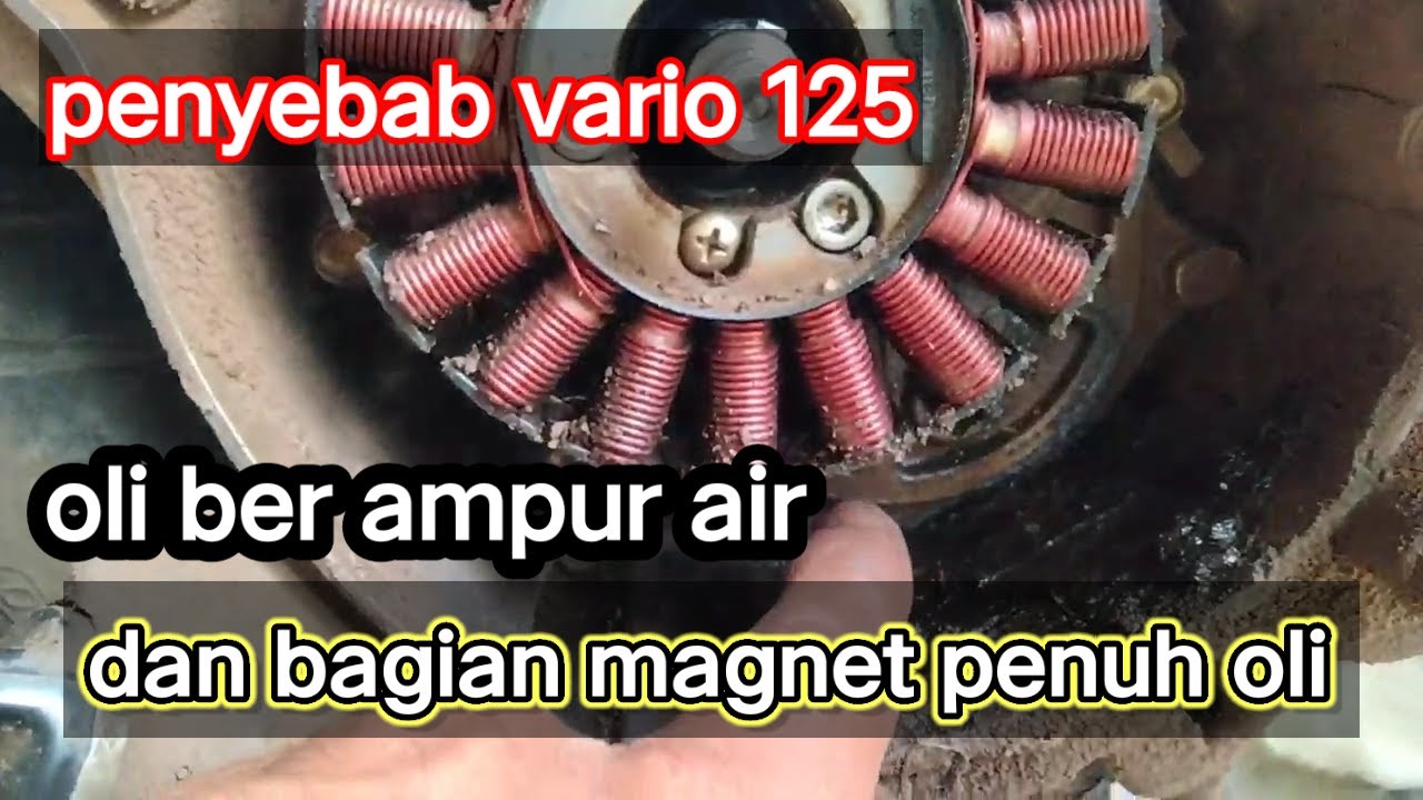 Sil magnet vario 125 bocor - YouTube