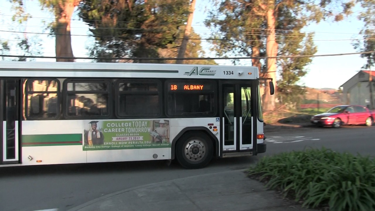 AC Transit - Gillig Advantage Route 18 #1334 - YouTube